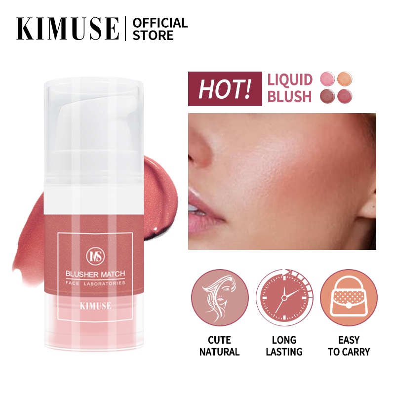 KIMUSE Liquid Blush Long Lasting Waterproof Sweatproof Non-Fade ...