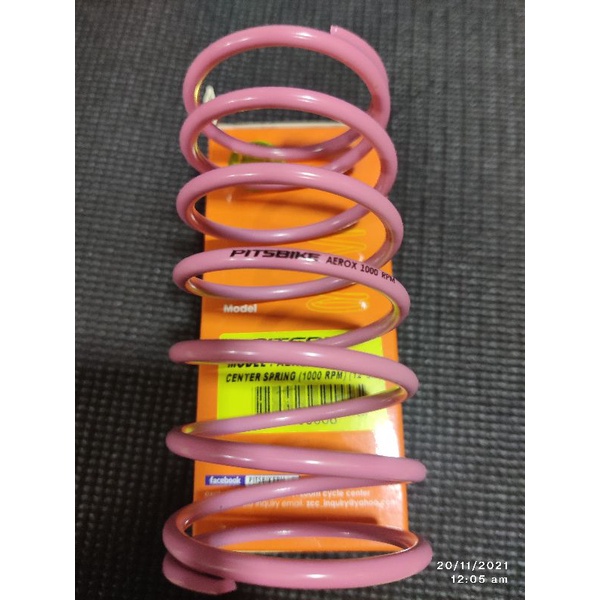 Pitsbike Center Spring 1000/1200 RPM Yamaha Aerox155v1|v2 Nmax V2 ...
