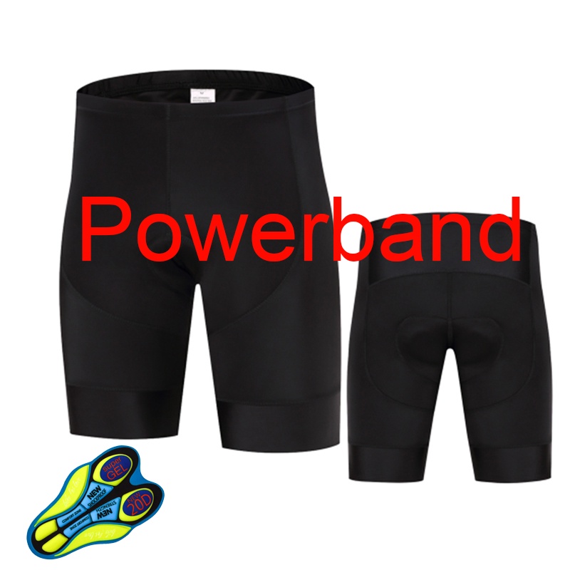 [Powerband] 20D Gel Black Cycling Bib Bicycle bib shorts riding pants | Shopee Philippines