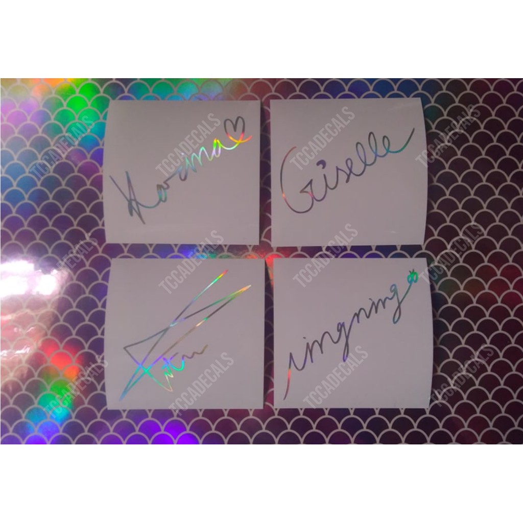 KPOP Signatures Series: Aespa stickers | Shopee Philippines