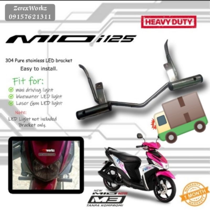 MIO I 125 HEAVY DUTY BRACKET STAINLESS | Shopee Philippines