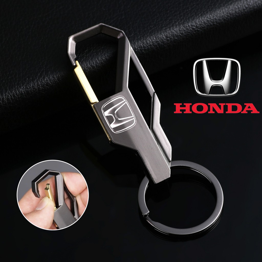 HONDA Car Keychain Men's Creative Alloy Metal Keyring Keychain Key ...