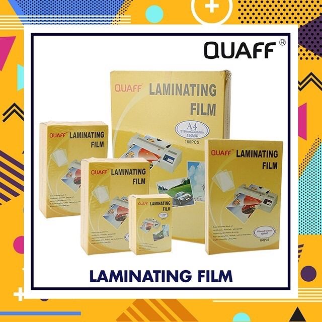 Quaff brand laminating film I'd size 65x95mm 70x100 80x110mm | Shopee ...