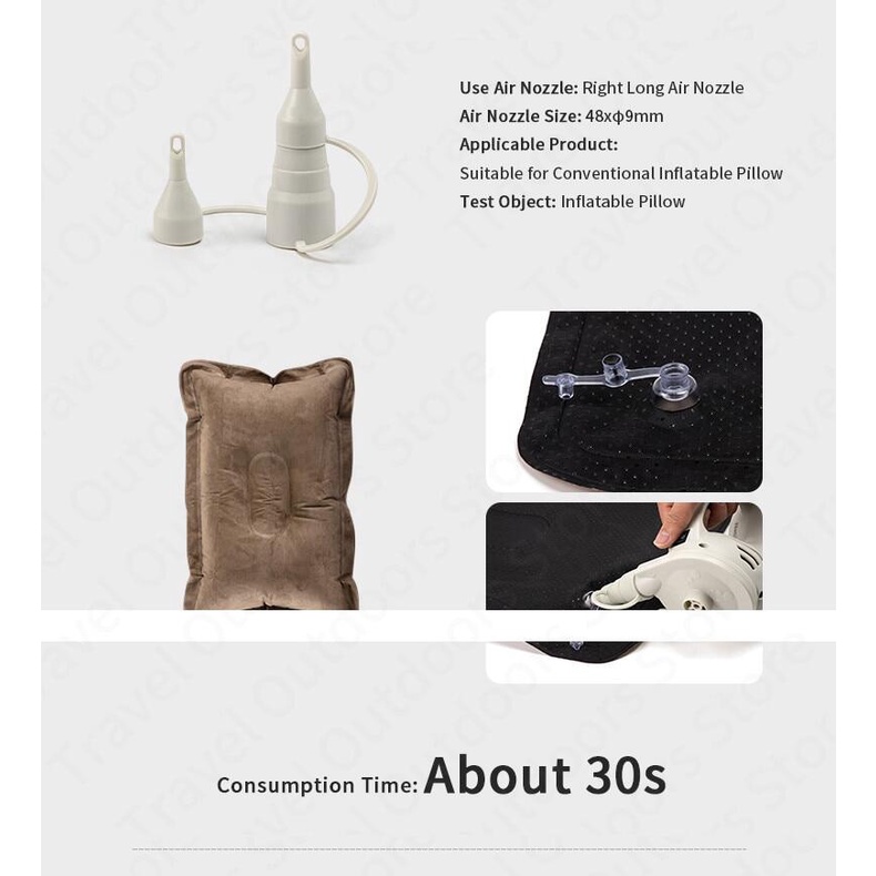 Naturehike High Power Wireless Electric Portable Air Pump USB Battery ...