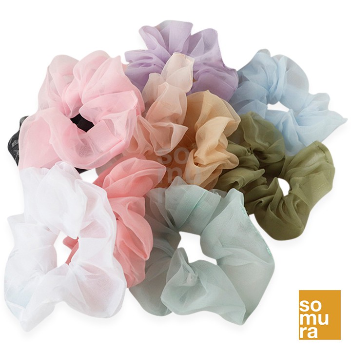 Jennie Sheer Hair Scrunchie (SSC692) | Shopee Philippines