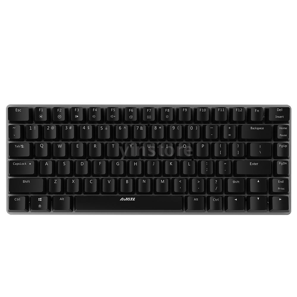 New AJAZZ AK33 Linear Action Mechanical Keyboard Gaming E-sport Keyboard 82 Keys Black Switches ...
