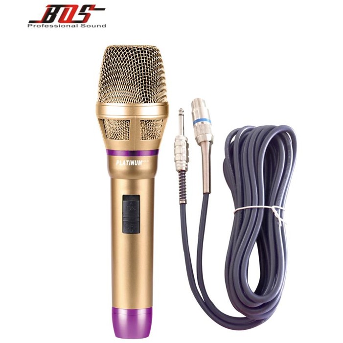 Platinum Gold PL-699 Model Heavy Duty Microphone With 10M Wire | Shopee ...