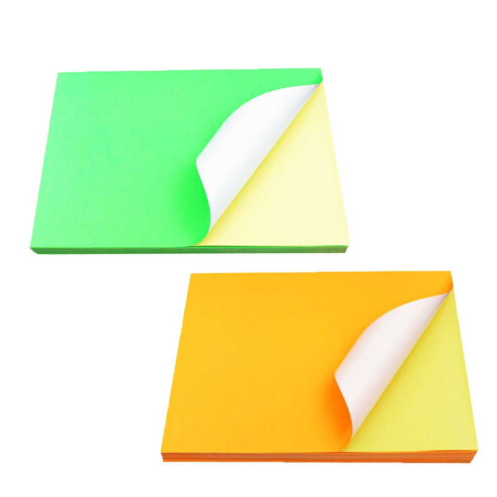 Neon Matte Sticker Paper by 10's | Shopee Philippines