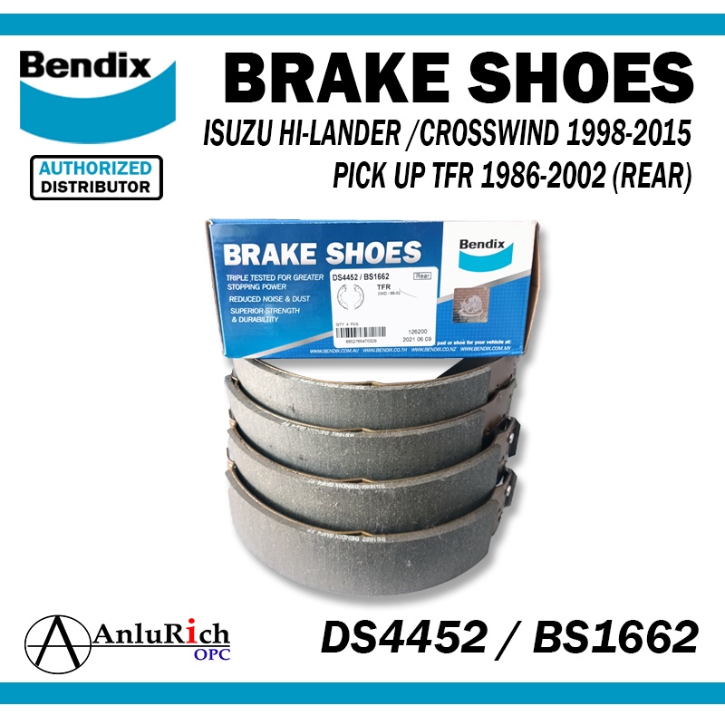 REAR BENDIX BRAKE SHOE for ISUZU HILANDER -CROSSWIND 1998-2015 - PICK ...