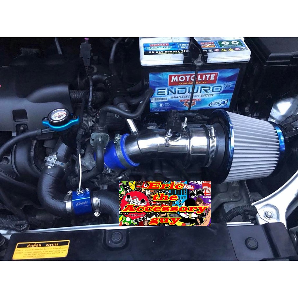 Toyota Vios Performance Air intake tube set for Single VVTi (2014-2017 ...