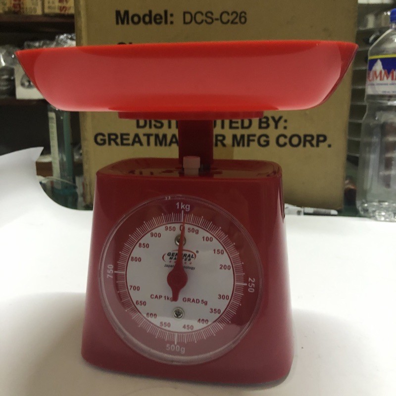 General Master Kitchen Scale 1kg Model GMKS-101(Random Color) | Shopee ...