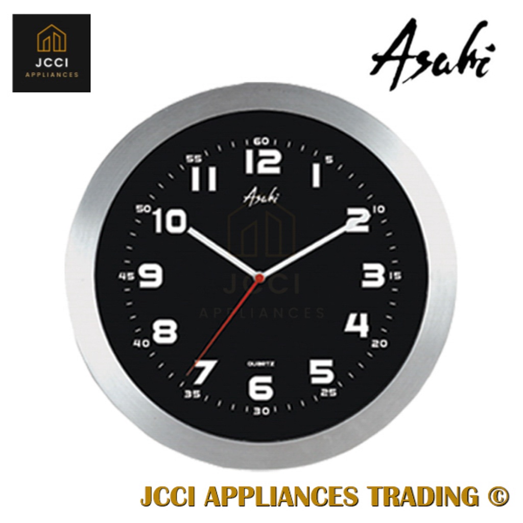 Asahi Wall Clock - 12 inches - Aluminum frame (M2412) | Shopee Philippines