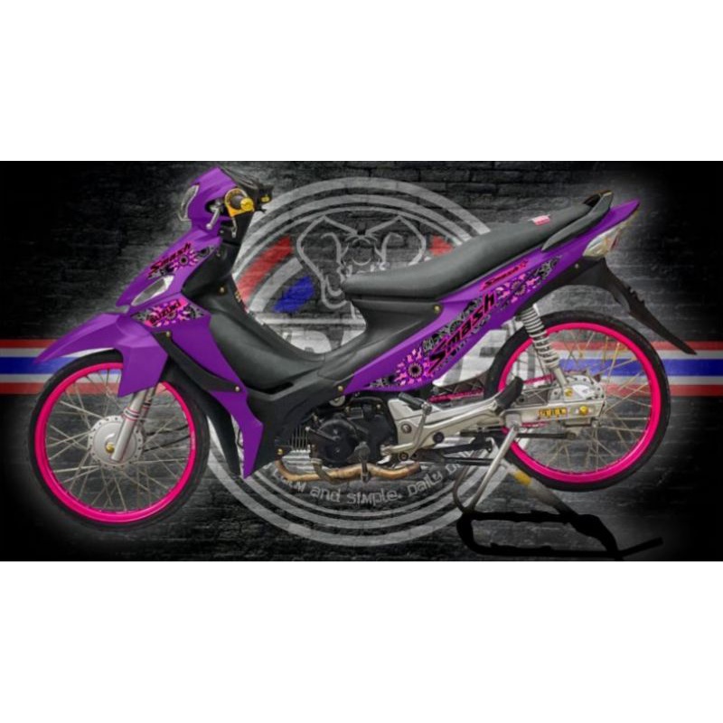 Suzuki Smash 115 Stock Size Decal Design (Sun Concept) | Shopee Philippines