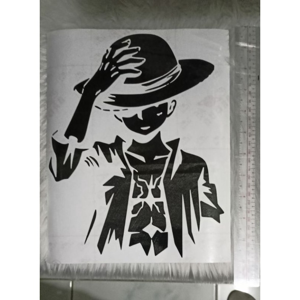 ONE PIECE LUFFY CAR STICKER VINYL DECAL | Shopee Philippines