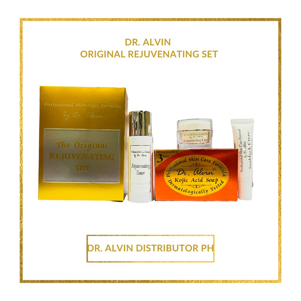 Original DR. Alvin Rejuvenating Set (COD) | Shopee Philippines