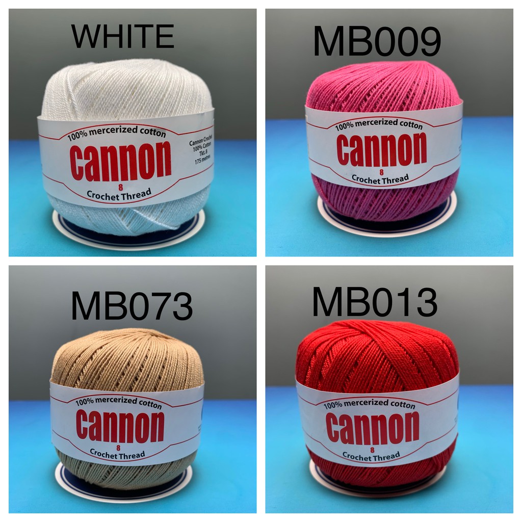 Cannon 100% mercerized cotton crochet thread | Shopee Philippines