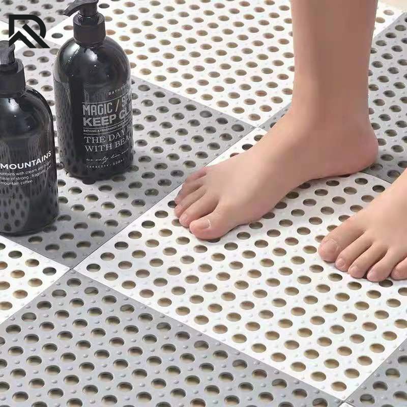 30x30cm Bathroom Shower Mat Non-Slip Bathmats PVC Floor Mats for Toilet ...