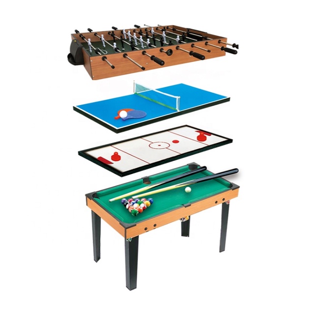 4in1 Multi Gaming Table ( Pool - Pingpong - Disc Hockey - Soccer ...