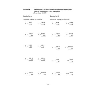 Grade 4 Math Workbook from DepEd Tambayan - Colored Piso Print | Shopee ...