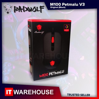 Badwolf Premium M100 Petmalu PRO V3 Gaming Mouse Chroma Lights for Gamers Version 3 | Shopee ...