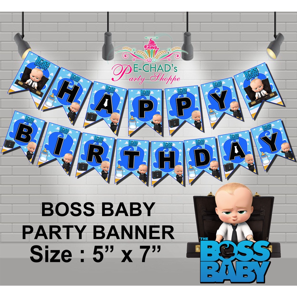 Boss Baby Party Banner | Shopee Philippines