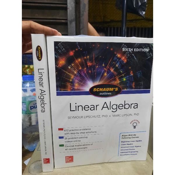 Linear Algebra Schaums Outline 2018 6th ed Book | Shopee Philippines