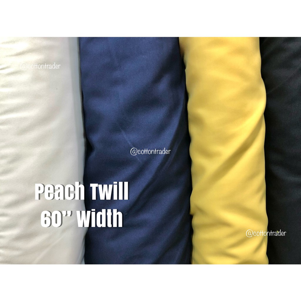 Peach Twill 60" Width TELA/FABRIC ONLY (YARD) | Shopee Philippines
