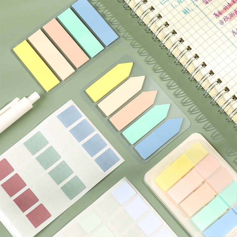 5 colors set Candy color sticky notes Convenient using memo notes ...