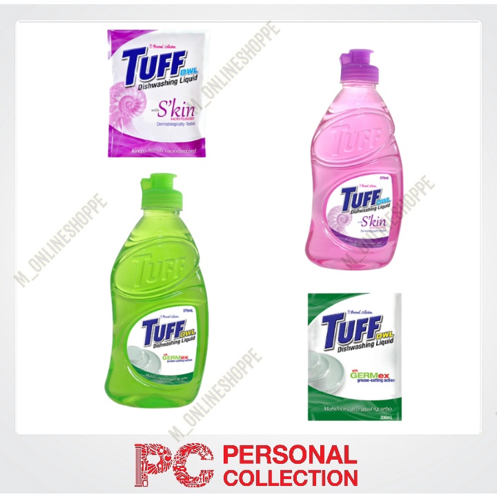 PC Tuff Dishwashing Liquid - Bottle 270 ml, Pouch 200 ml | Shopee ...