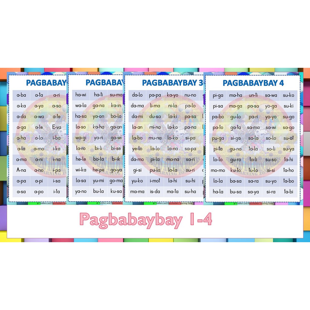 ABAKADA Pagsasanay sa pagbasa PAGPAPANTIG o paghahati hati ng salita presyo ₱95