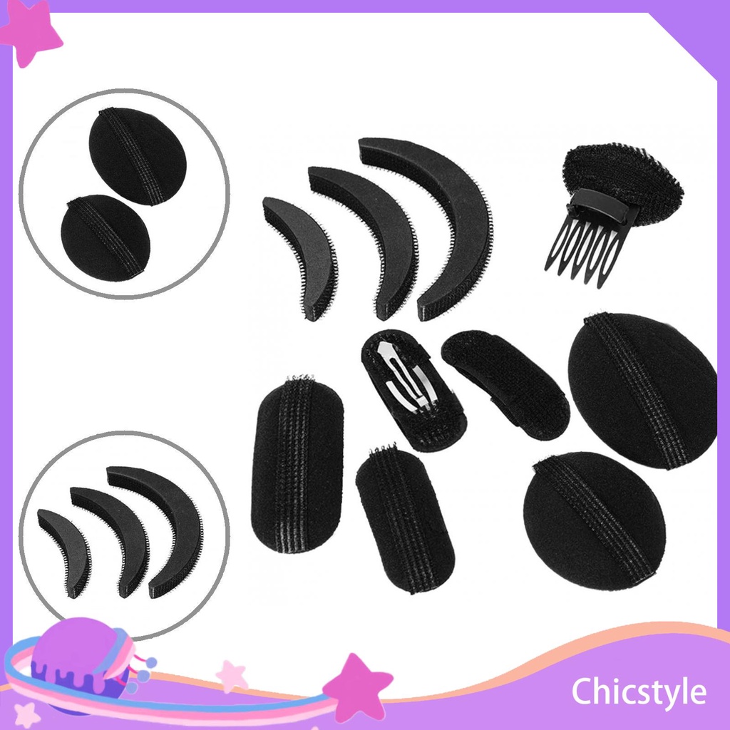 chicstyle Beauty Hair Volume Bump Hair Bump Clips Easy to Use for Hair ...