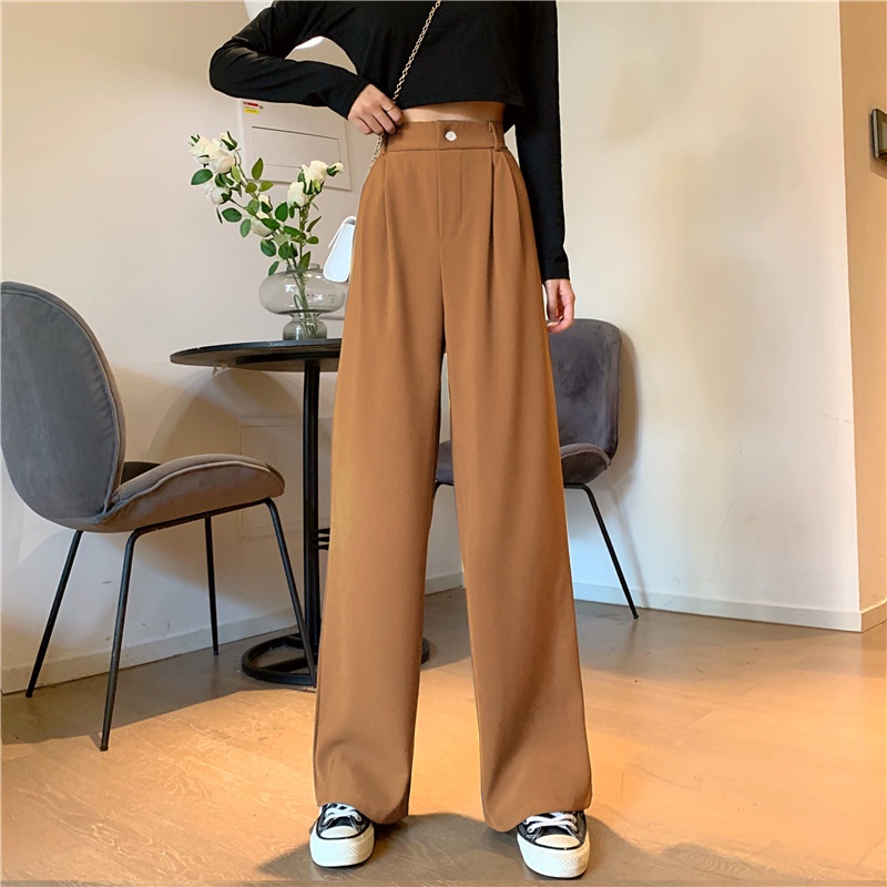 Casual Wide Leg Pants Women's Summer Drape Thin Loose Mopping Pants ...