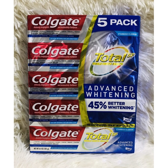 Colgate Advance Whitening - Total (181g) | Shopee Philippines