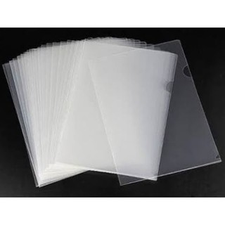 L-Type Transparent Folder 12pcs (A4 and Long) | Shopee Philippines