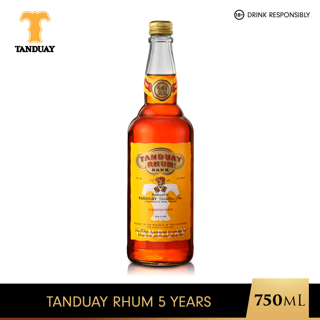 Tanduay Rhum 5 Years 750ml | Shopee Philippines