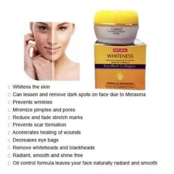 CAIMEI Natural Whiteness Excellent Collagen Foundation Cream | Shopee ...