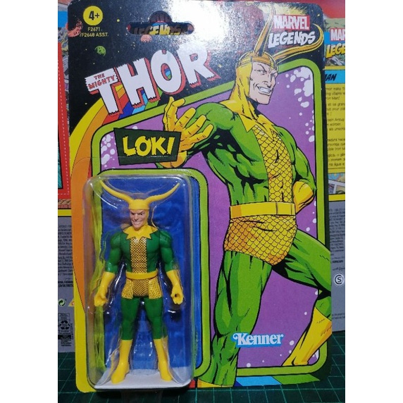 Hasbro Marvel Legends Retro Loki action figures | Shopee Philippines