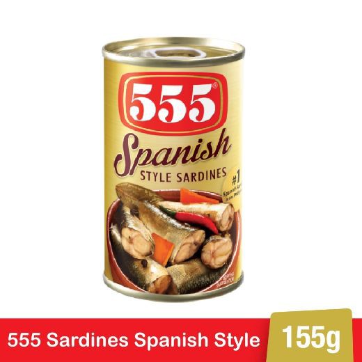 555 Sardines Spanish Style 155g | Shopee Philippines