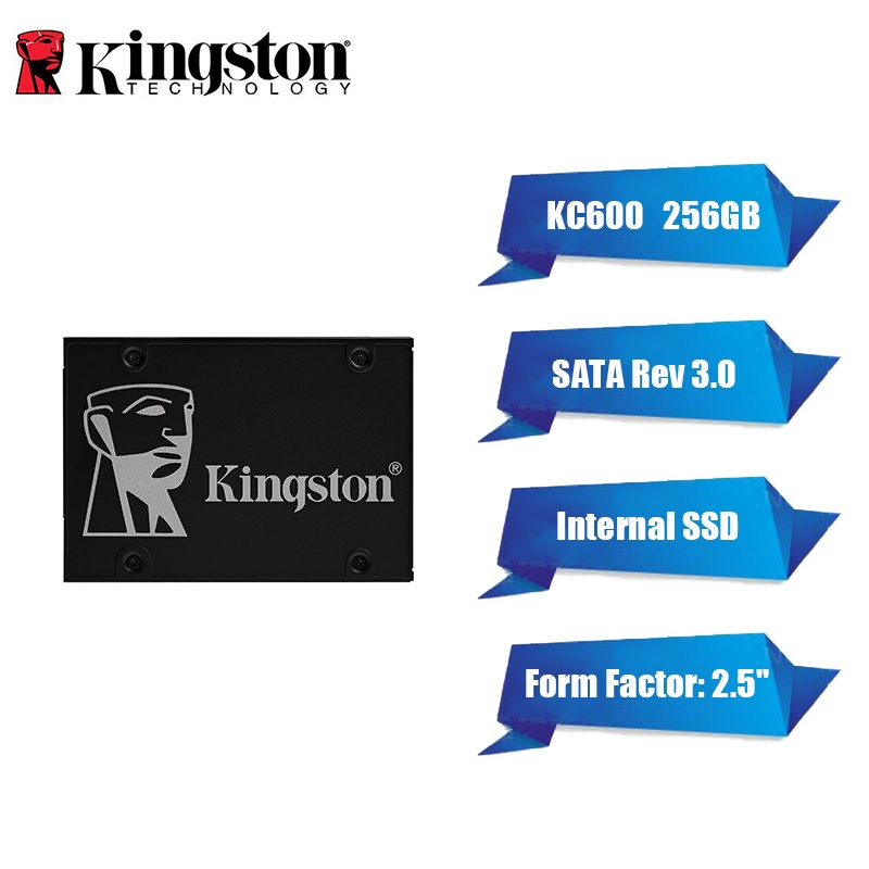 Kingston 256G KC600 SSD Sata 3 Solid State Drive 2.5 Inch Loptop/Desktop SSD | Shopee Philippines