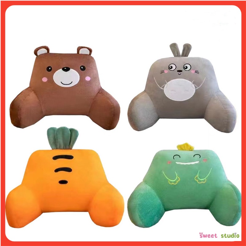 SS Cartoon waist backrest office car backrest pillow plush toy animal ...