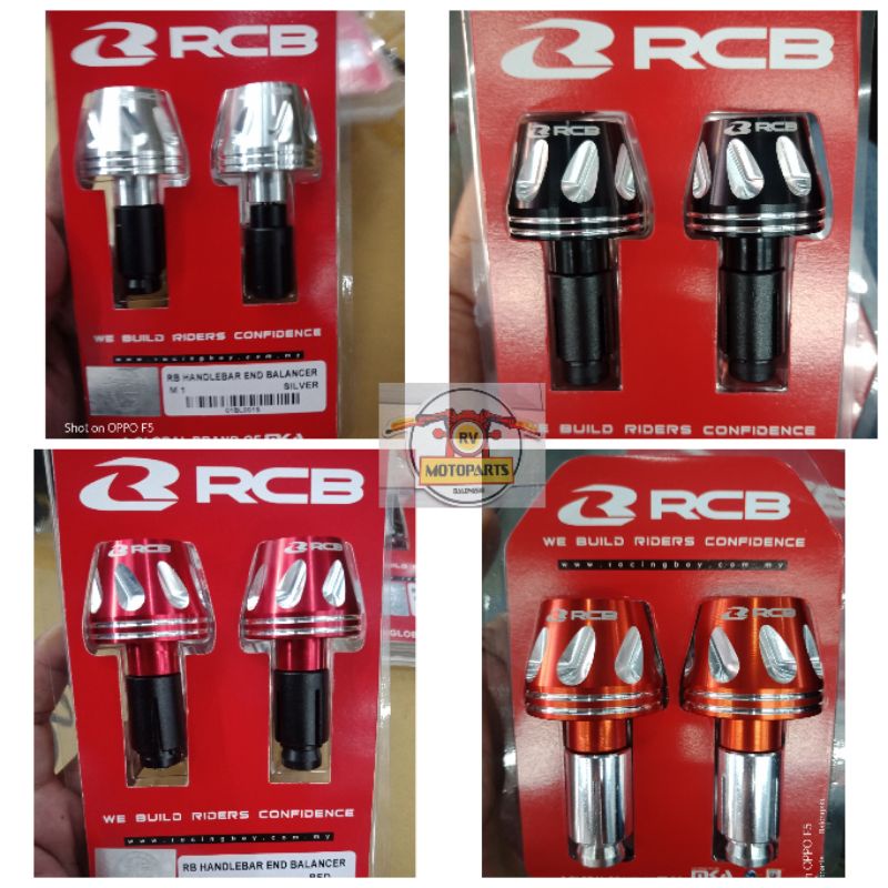 Rcb bar end alloy & handle grip (Universal) | Shopee Philippines