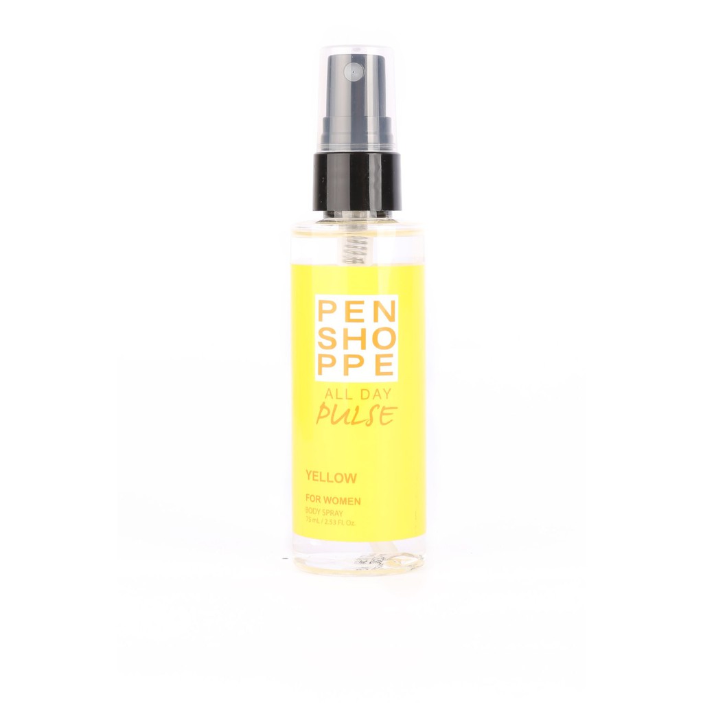 Penshoppe All Day Pulse Yellow Body Spray For Women 75ML | Shopee ...