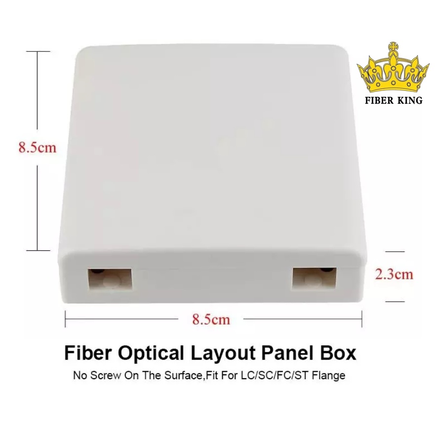 FIBER KING Fiber Optic Wall Socket FTTH Mini Fiber Optic Terminal Box ...