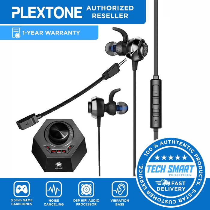 PLEXTONE G50 Game Earphone 3.5mm Game Earphone DSP HiFi Audio Processor ...