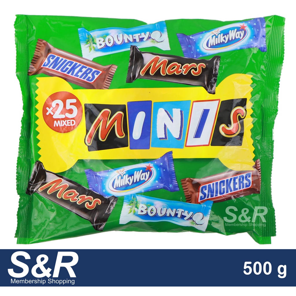 Mars Mixed Minis Bag Assorted Chocolates 500g | Shopee Philippines