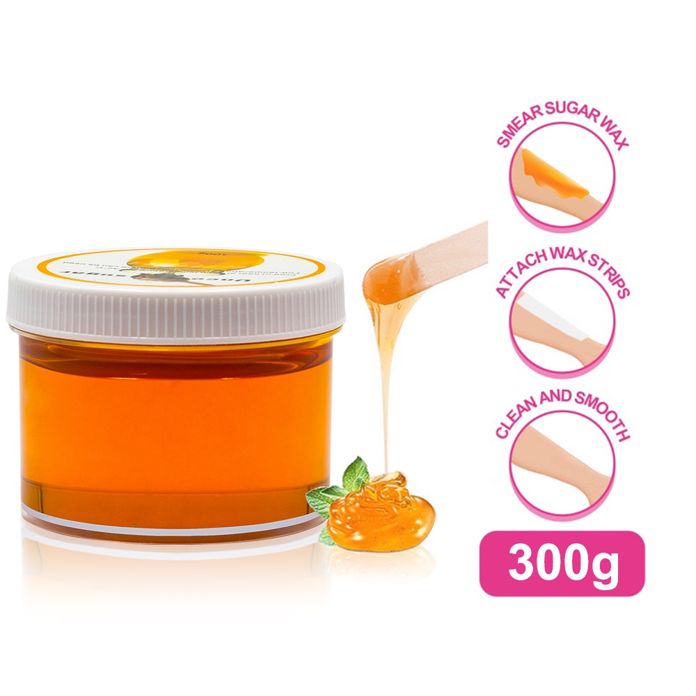 Get Sugared! Organic wax Hair Removal Kit 300G (Cold Wax)Waxing for The ...