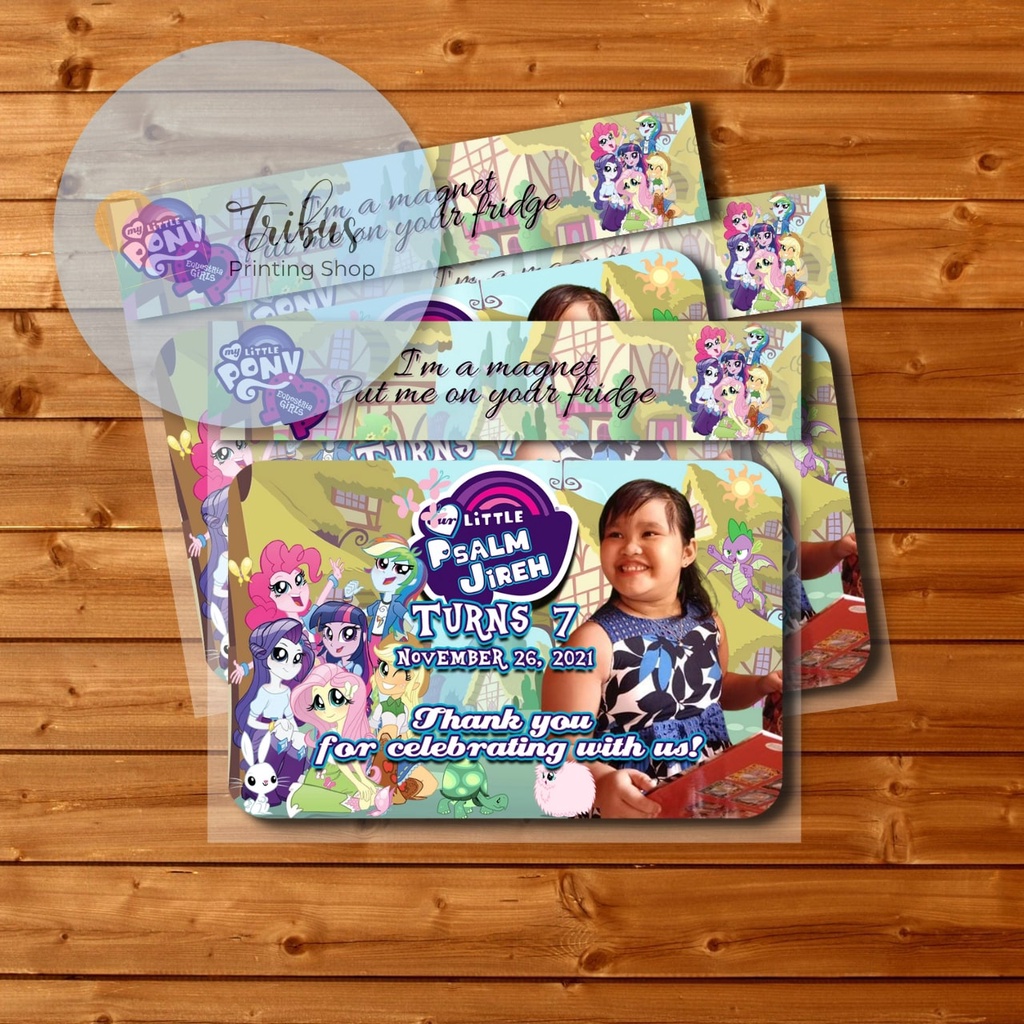 My Little Pony Equestria Girls Ref Magnet Souvenir (Glittery) | Shopee ...