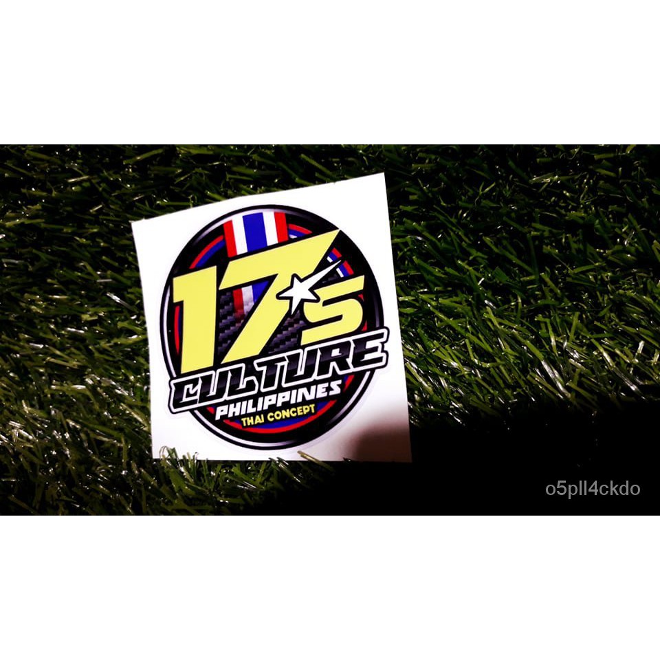 17s Culture Sticker logo THAI CONCEPT AXOx presyo ₱138
