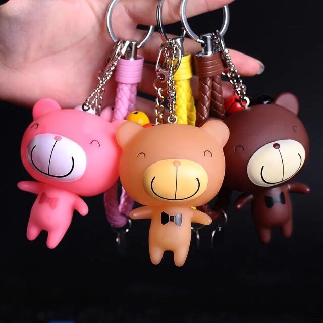 Cute Cartoon Keychain Bag Pendant Creative Gift Key Chain | Shopee ...