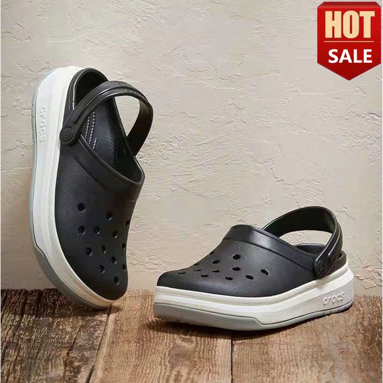 Original Crocs Crocband Full Force for Men Flat Sandals Platform ...